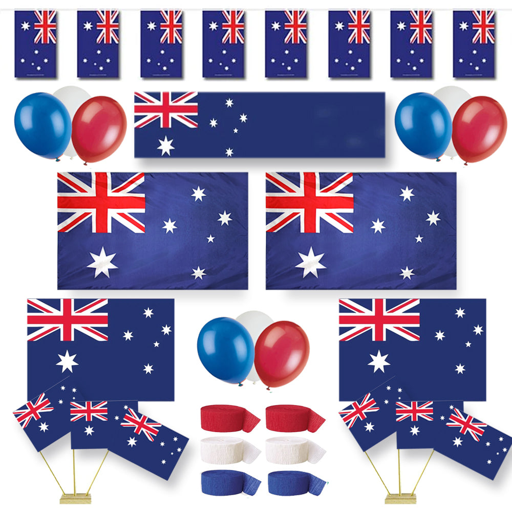 Australia Flag Decoration Pack – Party Packs