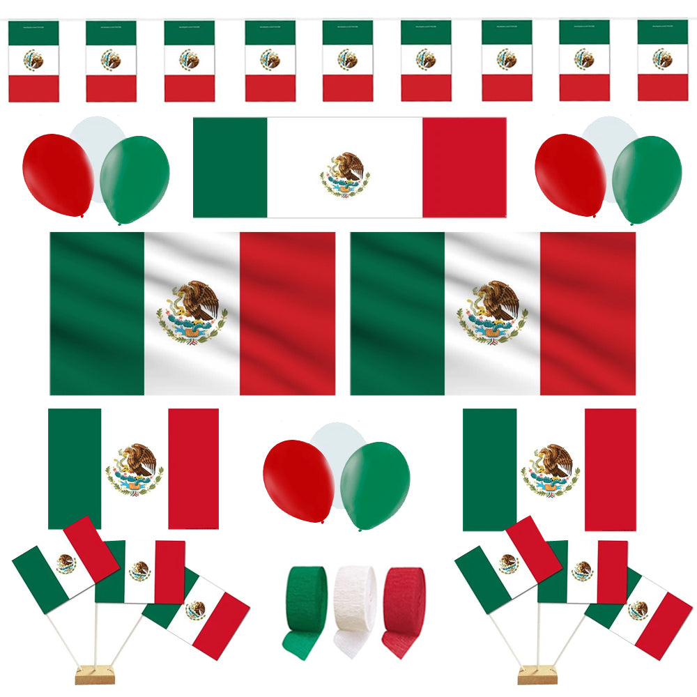 Mexico Flag Decoration Pack – Party Packs