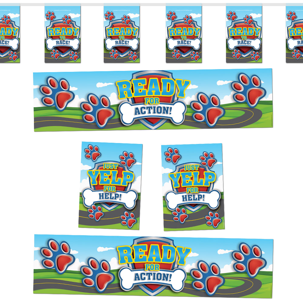 Puppy Paws Decoration Party Pack | Party Packs