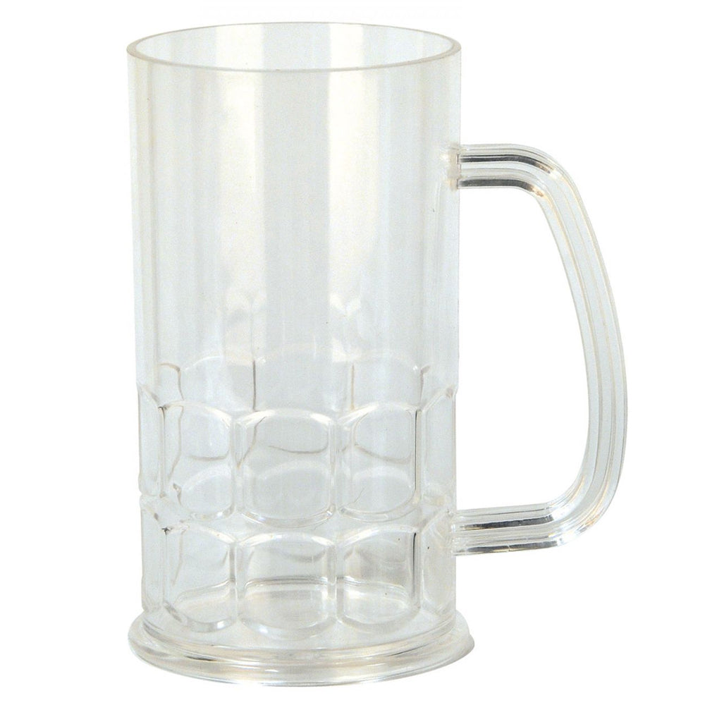 Plastic Beer Mug with Handle - 480ml - 14cm – Party Packs