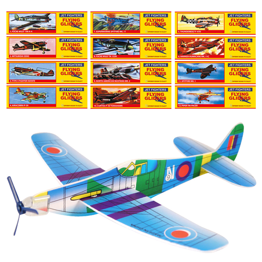 Aeroplane Toy Gliders - Assorted Designs - 20cm – Party Packs