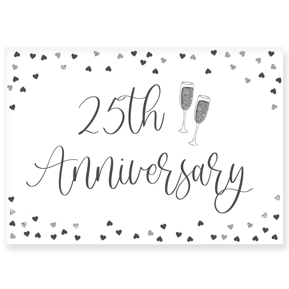 Silver Anniversary Poster - A3 – Party Packs