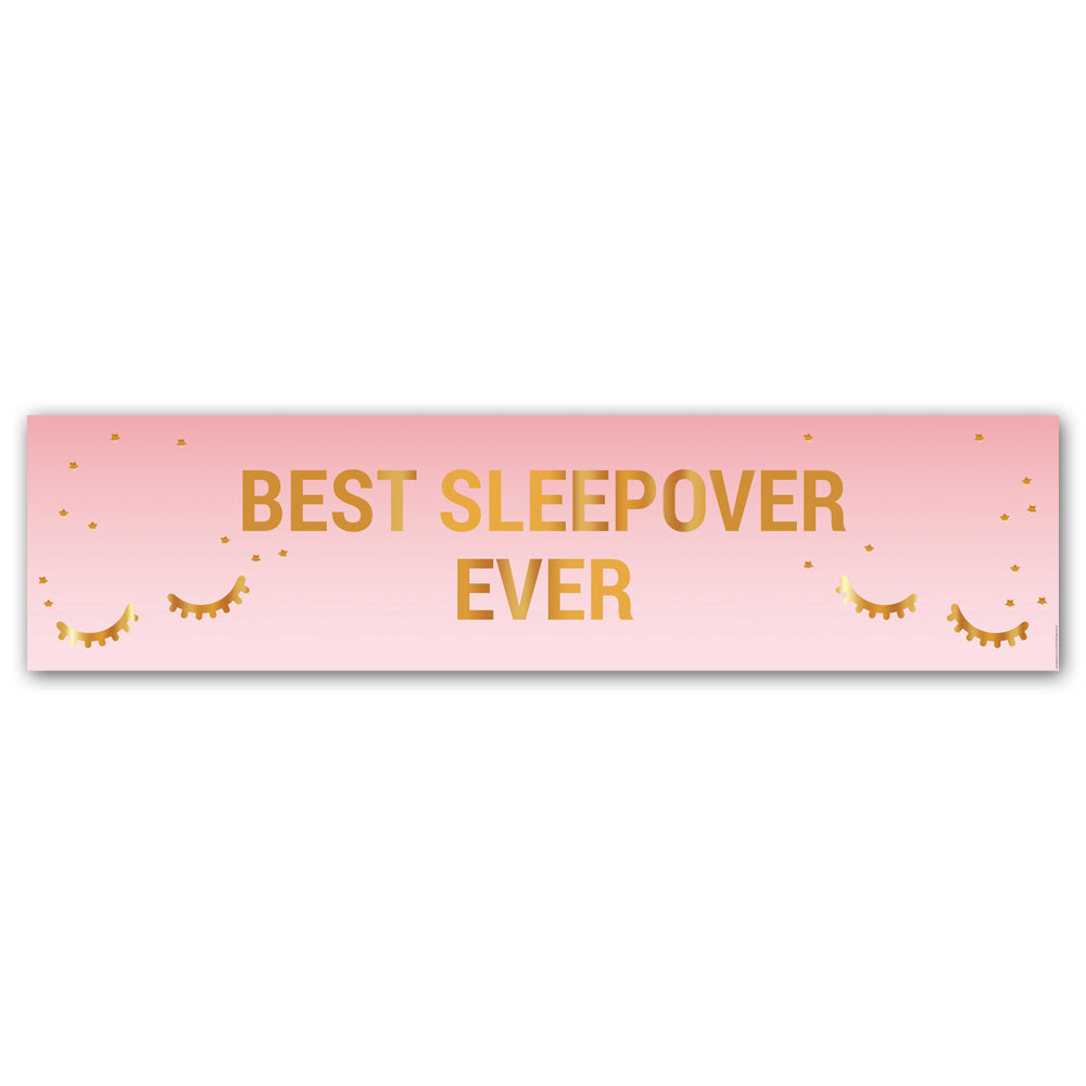 Best Sleepover Ever Banner Decoration - 1.2m – Party Packs