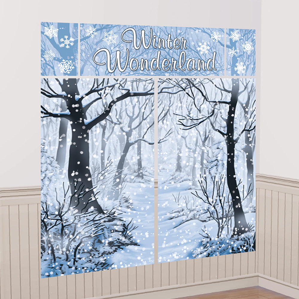Winter Wonderland Scene Setter Decorating Kit | Party Packs