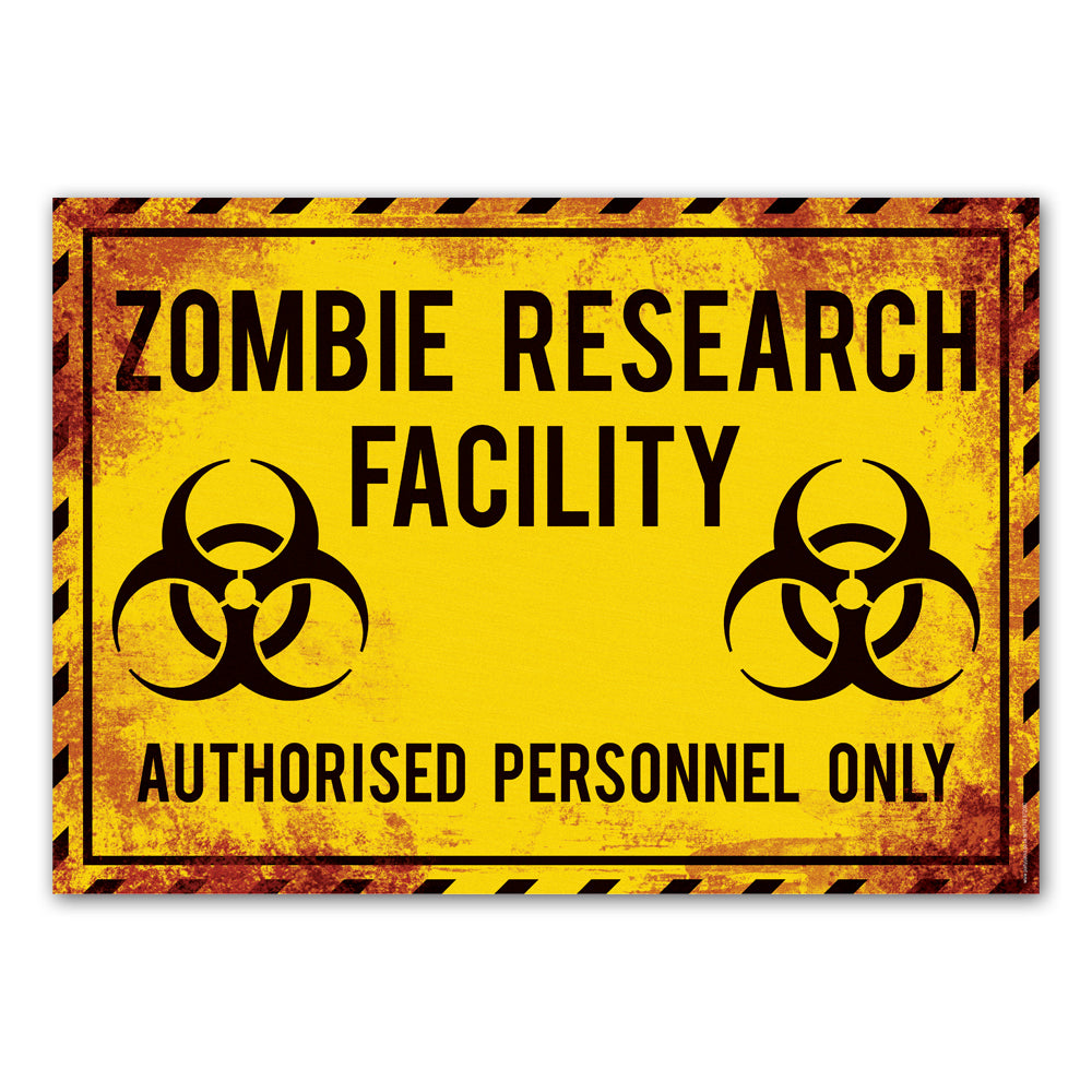 Biohazard Sign Zombie