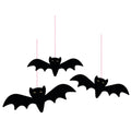 Halloween Bat Shaped Card Hanging Decoration - Pack of 6 – Party Packs