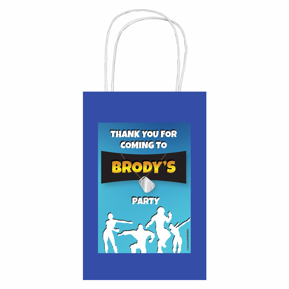 Battle Royale Themed Paper Party Bags - Pack of 12 – Party Packs