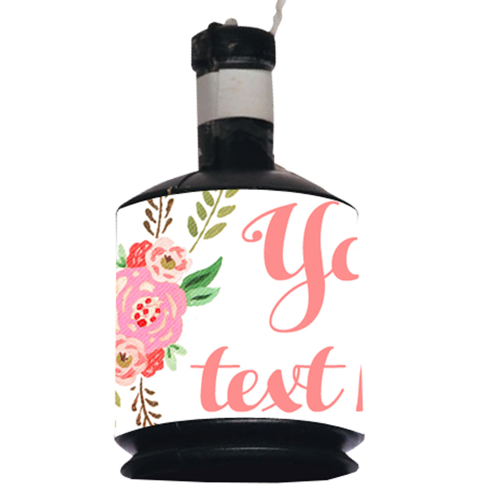 Boho Flowers Personalised Party Poppers | Party Packs