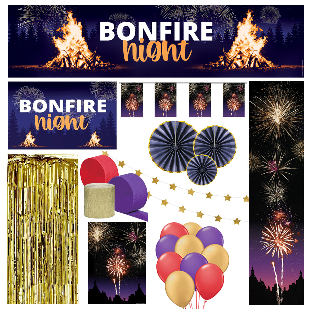 Bonfire Night Decoration Party Pack – Party Packs