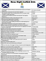 Burn's - Scottish Quiz – Party Packs