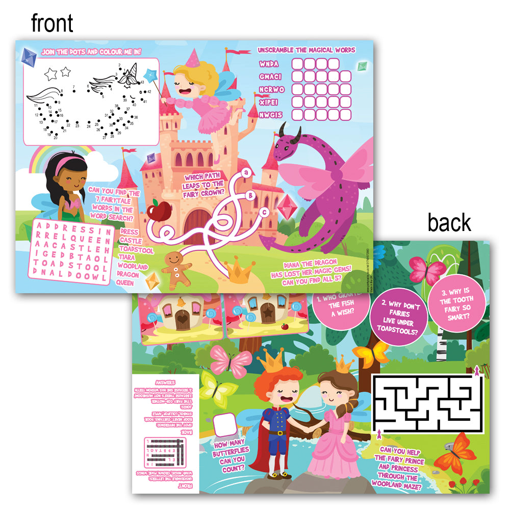 Fairy Activity Sheet – Party Packs