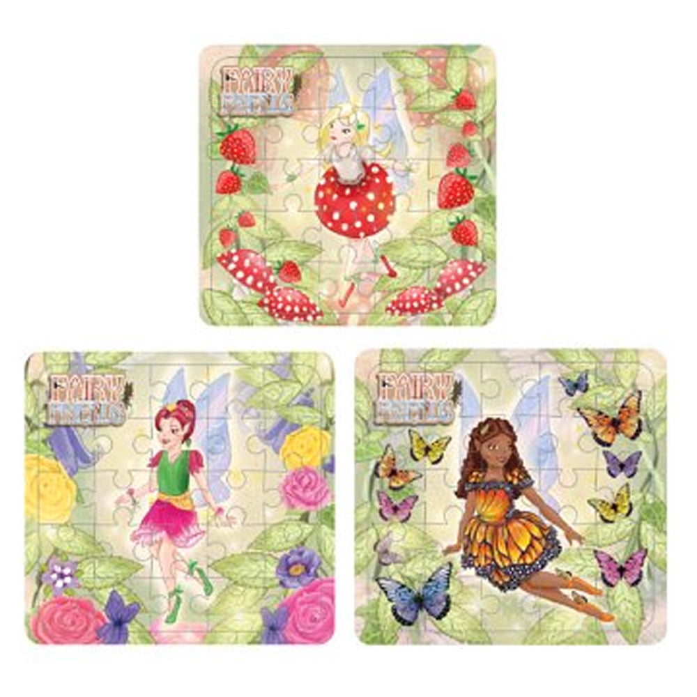 Assorted Fairy Jigsaw Puzzle - 25 Piece - 13x13cm - Each – Party Packs