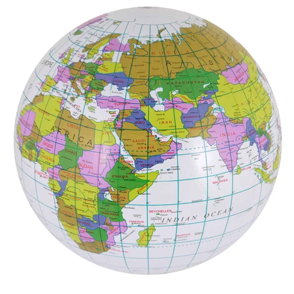 Inflatable Globe 40cm – Party Packs