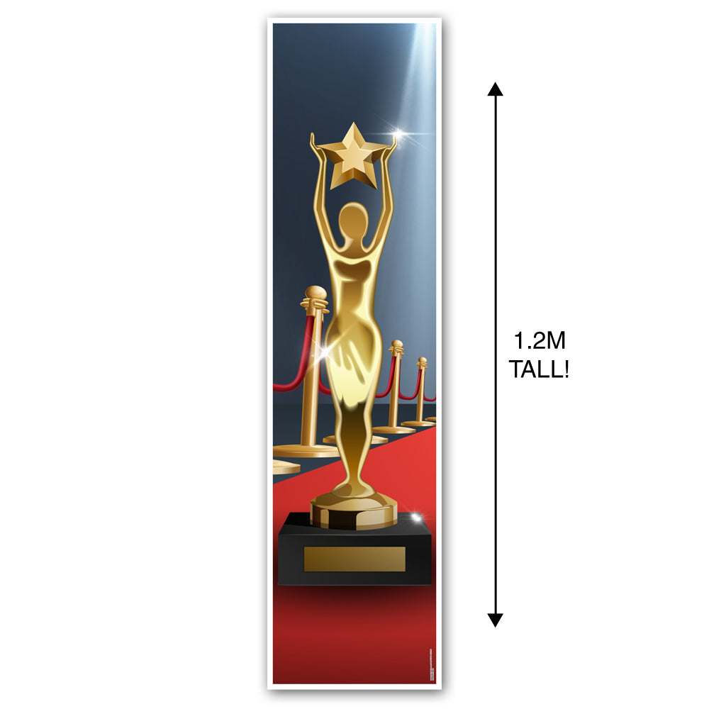 Awards Night Golden Award Statue Portrait Wall & Door Banner Party Dec ...