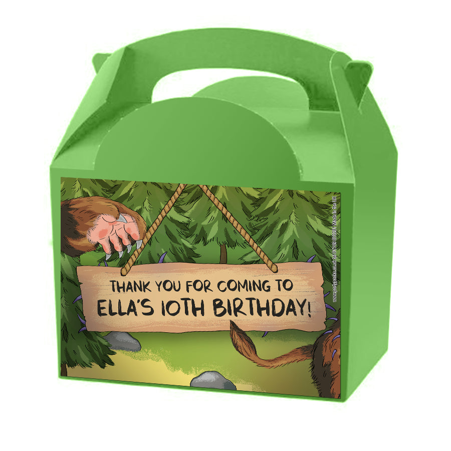 Walk in the Woods Personalised Party Box Kit - Pack of 4 – Party Packs