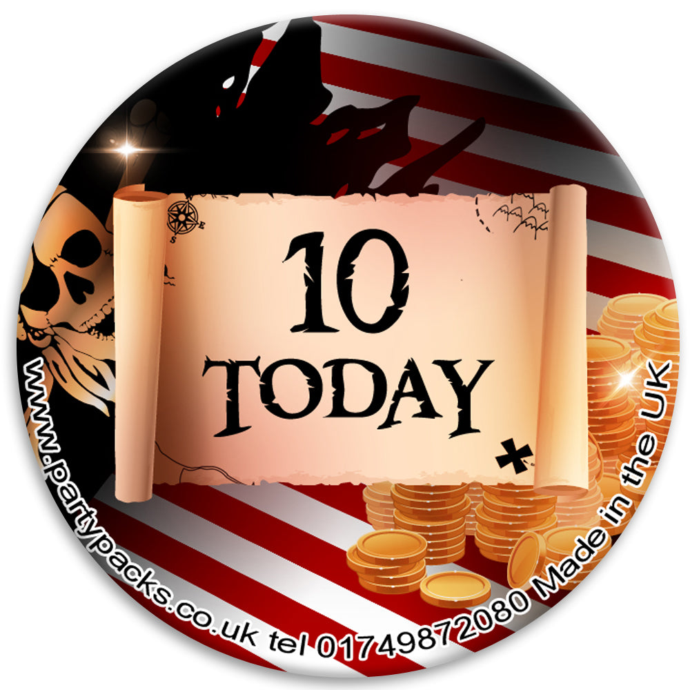 Personalised Age Badge - 58mm - Each – Party Packs