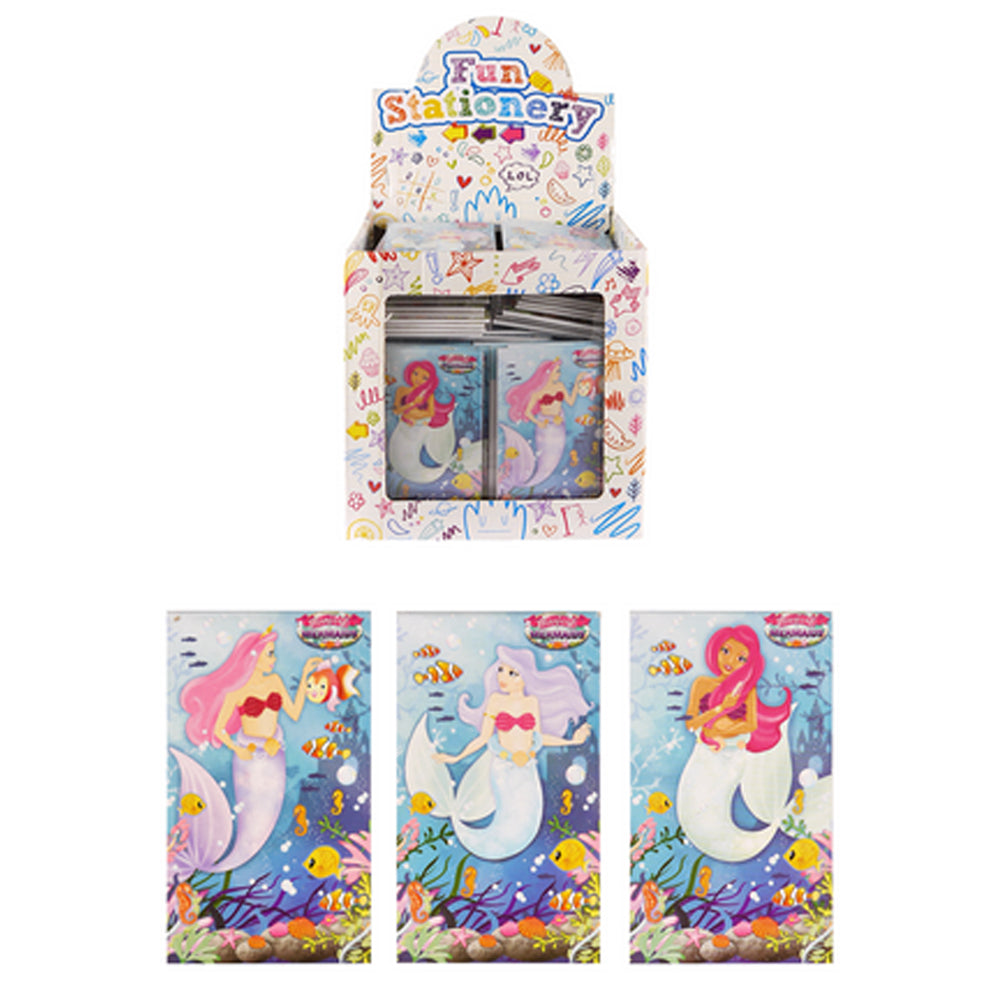 Mini Mermaid Notebooks - 3 Assorted Designs – Party Packs