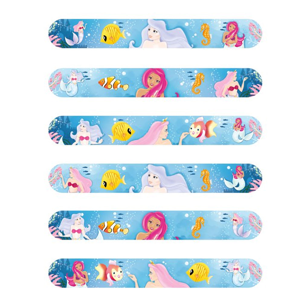 Mermaid Snap Band Bracelets - Assorted Designs - Each – Party Packs