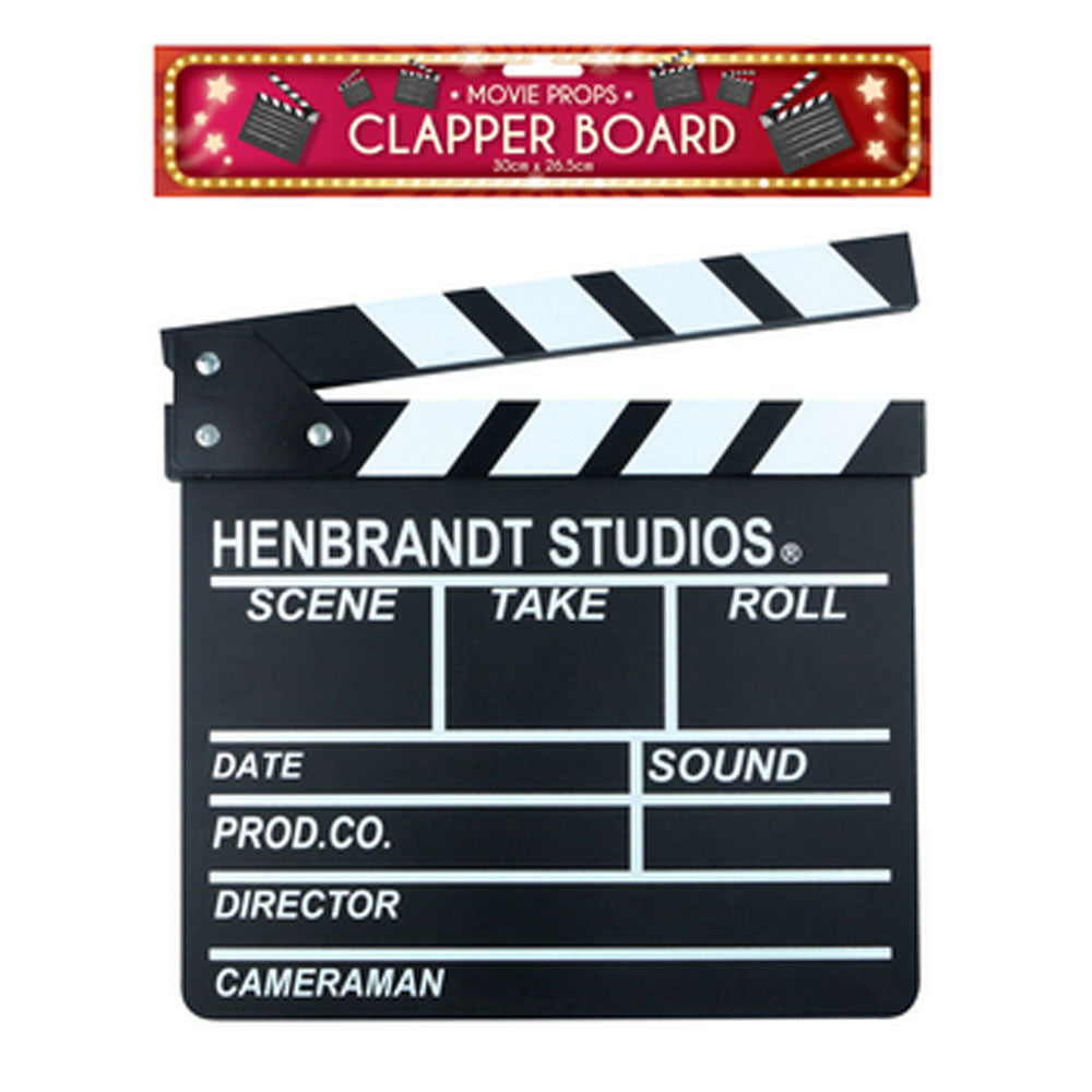 Large Wooden Clapperboard - 30cm – Party Packs