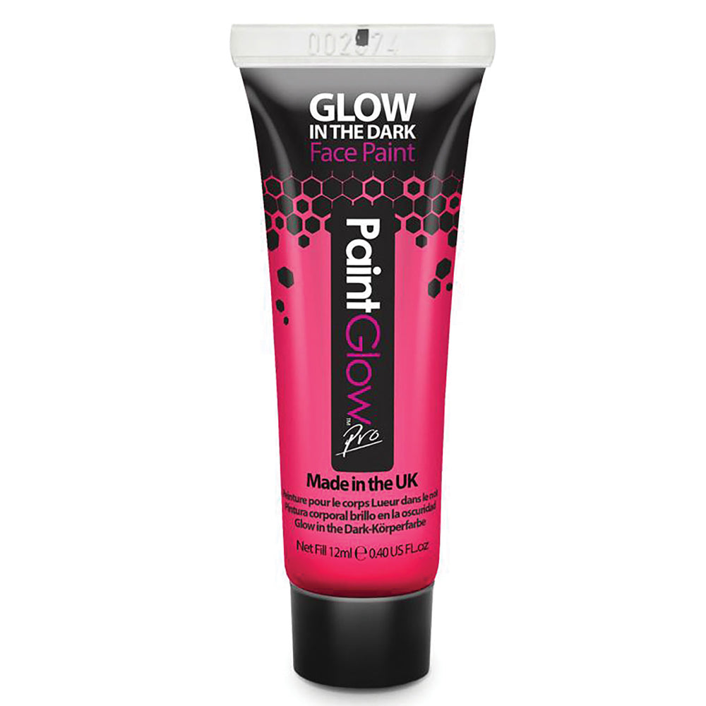 Neon Pink Glow In The Dark Body Paint- 10ml – Party Packs