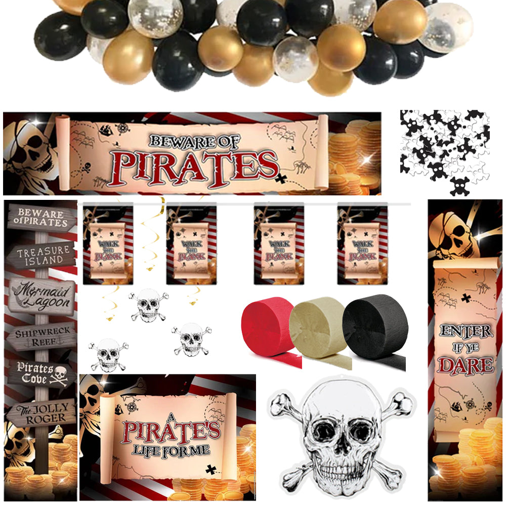 Pirate Decoration Pack – Party Packs