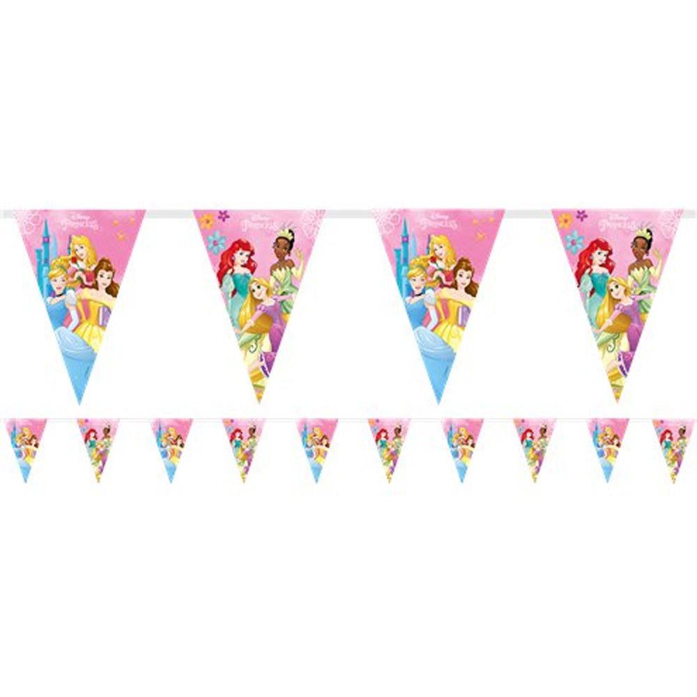 Disney Princess Plastic Flag Bunting | Decorations | Party Packs