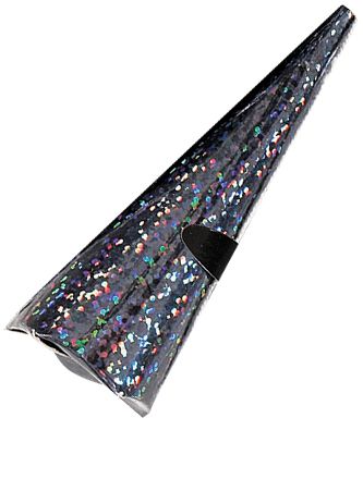 Black Holographic Cone Poppers - Pack of 10 – Party Packs
