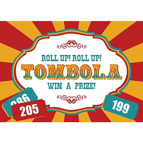 Fundraising Tombola Sign - A3 – Party Packs
