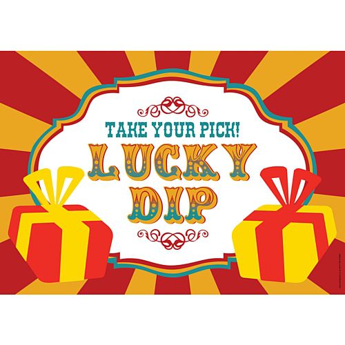 Fundraising Lucky Dip Sign - A3 – Party Packs