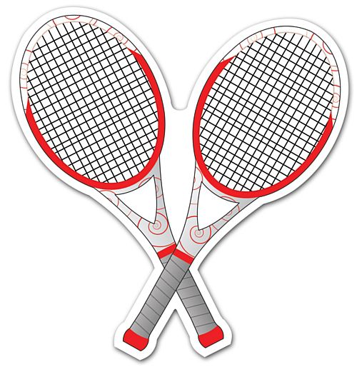 Tennis Racquet Cutouts - 35cm – Party Packs