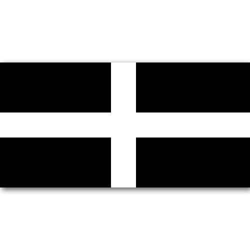 Cornish Polyester Fabric Flag 5ft x 3ft – Party Packs