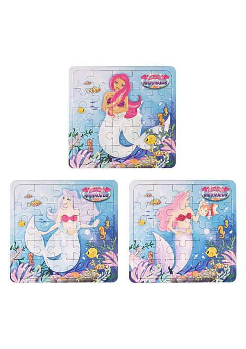 Mermaids Jigsaw Puzzle - 13cm - Assorted - Each – Party Packs