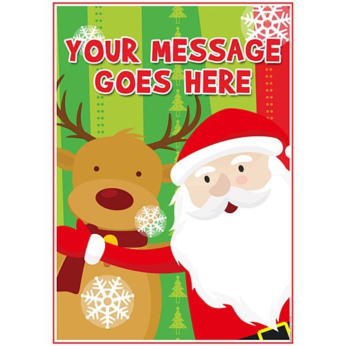 Santa Claus Personalised Poster - A3 – Party Packs