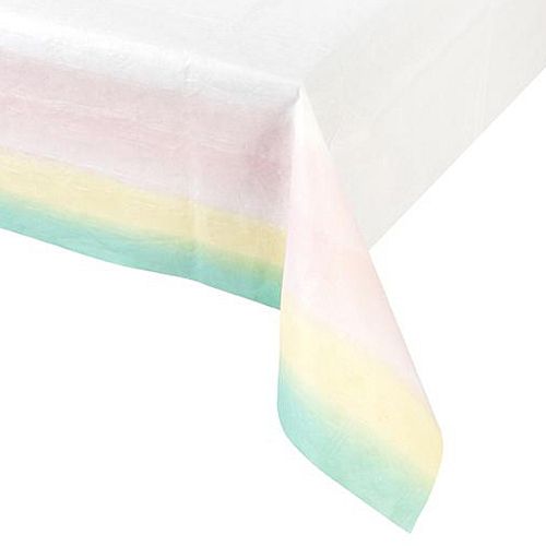 We Love Pastel Tablecloth - 1.8m x 1.2m – Party Packs