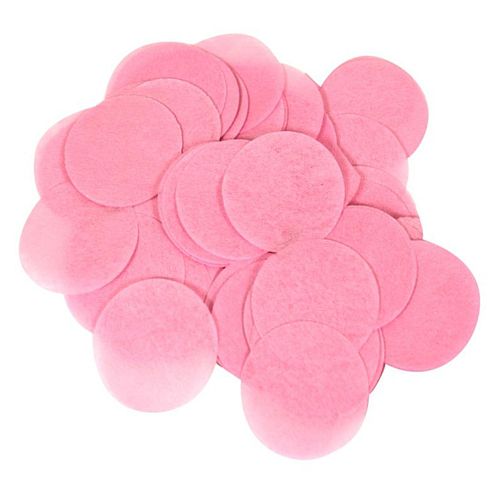 Light Pink Biodegradable Paper Confetti 15mm - 14g – Party Packs