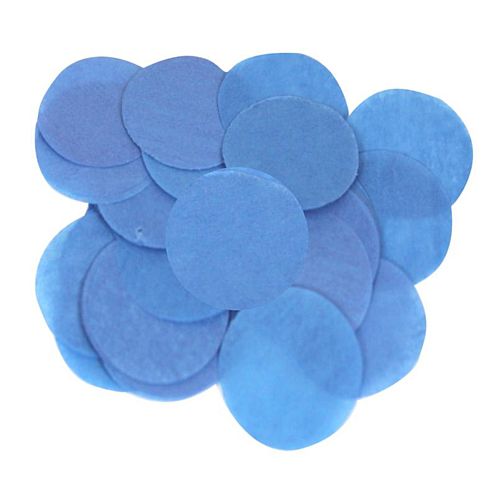 Blue Paper Confetti - Biodegradable - 15mm - 14g – Party Packs