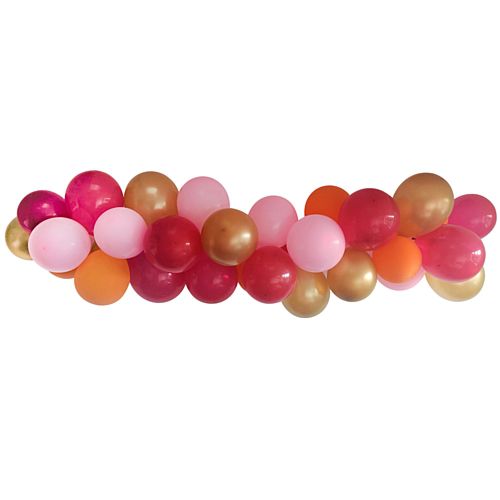 Red, Orange, Pink & Gold Balloon Arch DIY Kit | Party Packs