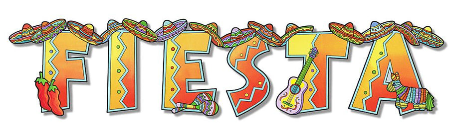 Fiesta streamer 3' x 8" – Party Packs