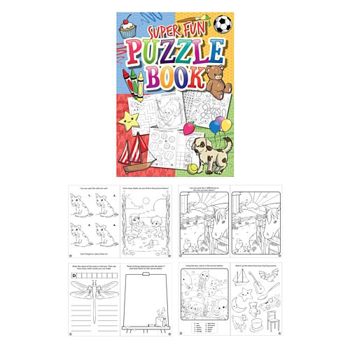Mini Fun Puzzle Book - 16 Pages - 14.5cm - Each – Party Packs