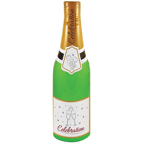 Inflatable Champagne Bottle 76cm Party Decoration | Party Packs