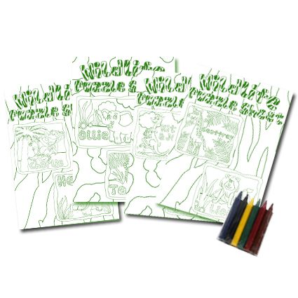 Jungle Colouring Activity Pack - Pack of 100 – Party Packs