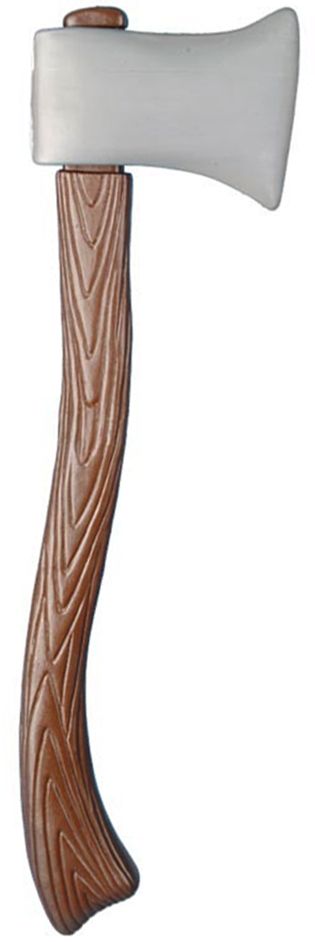 Plastic Axe with Wood Effect Handle - 59cm – Party Packs