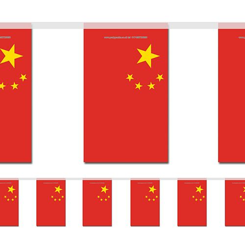 Chinese Flag Bunting - 2.4m – Party Packs