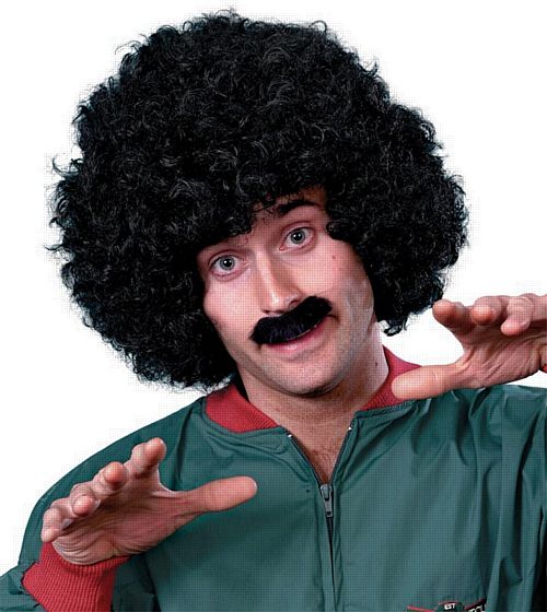 Scouser Wig & Moustache Set | Fancy Dress | Party Packs