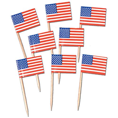 American Flag Picks - Pack of 50 – Party Packs