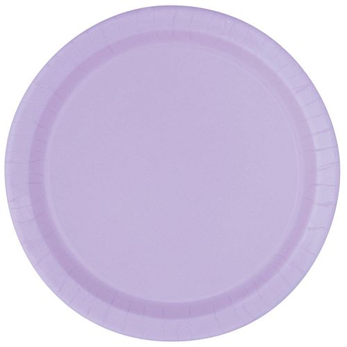 Pastel Lilac Paper Plates - Each - 9" – Party Packs