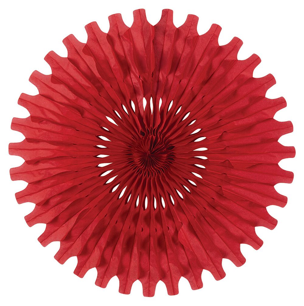 Red Paper Fan - 63.5cm – Party Packs