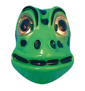 Children's Plastic Frog Mask – Party Packs