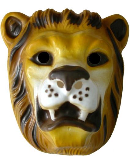 Children's Plastic Lion Mask – Party Packs