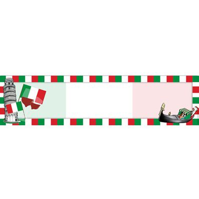 Italian Style Banner - 120cm x 29.7cm – Party Packs